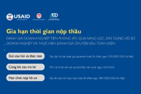 GIA HẠN THỜI GIAN NỘP THẦU