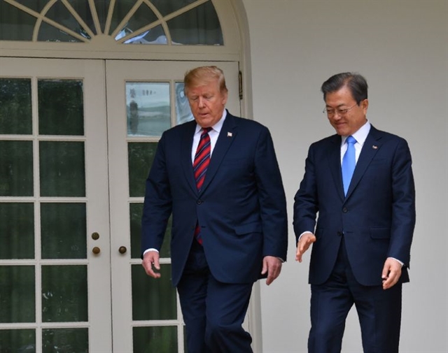 Trump told Moon he is open to dialogue with N. Korea: White House
