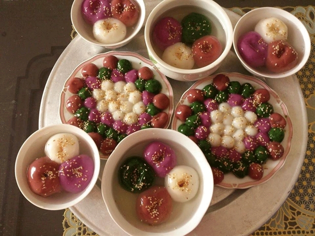 Trôi and chay cakes for Cold Food Festival