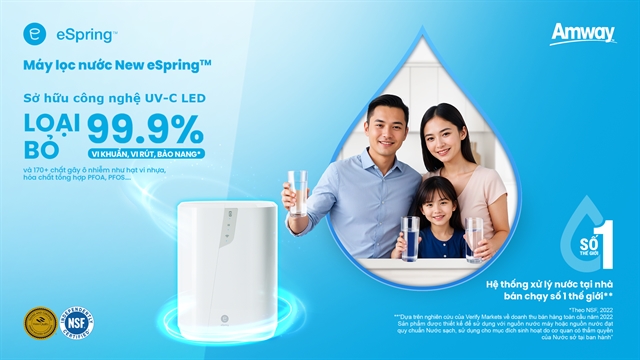 Amway Vietnam unveils its new eSpring water purifier