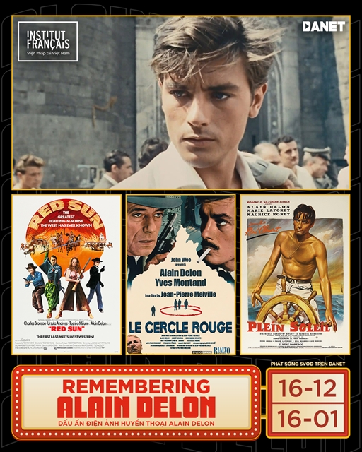 Film screening pays tribute to Alain Delon, legend of French cinema