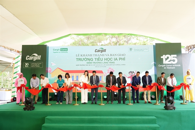 Cargill opens 125th Cargill Cares school, marking 30 years in Việt Nam