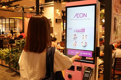AEON Vietnam launches self-ordering kiosks for easy dining with just a ...